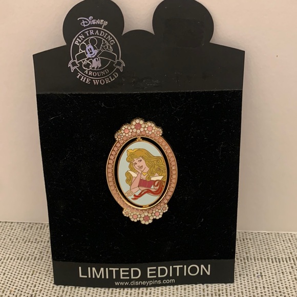Disney | Jewelry | Princess Aurora Frame Spinner Disney Shopping Pin ...
